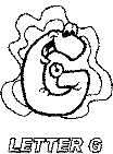 Letter G Coloring Pages
