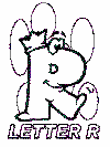 Letter R Coloring Pages