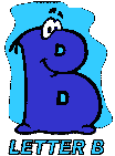 Letter B Coloring Pages
