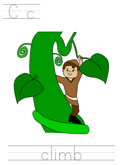 Jack and the Beanstalk Tracer Pages