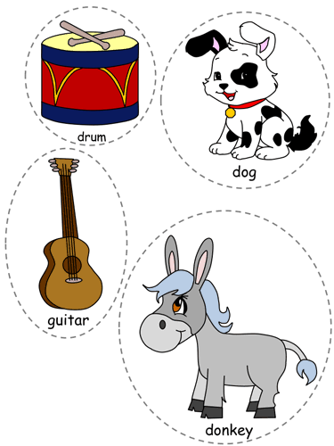 Bremen Town Musicians Coloring Pages Free