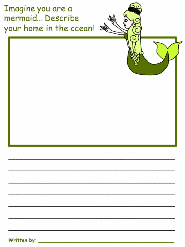 The Little Mermaid Draw and Write