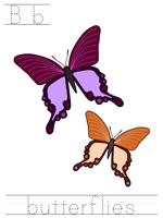 Letter B Animal Coloring Pages